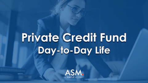 Day-to-Day Life in a Private Credit Fund | A Simple Model